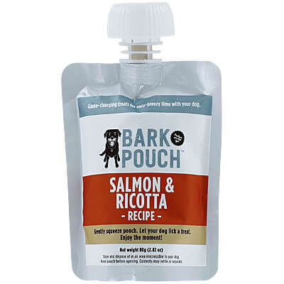 Bark Pouch - Salmon & Ricotta, 80 gm Pouch - Clean Run